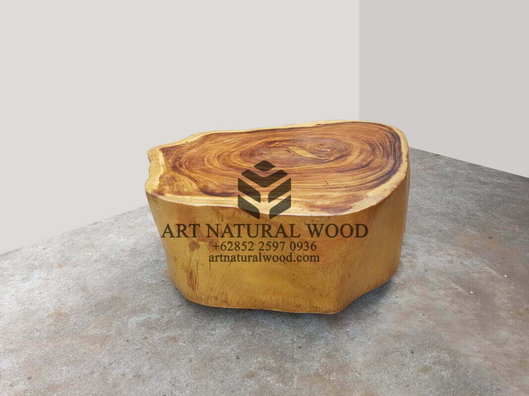 COFFEE TABLE KAYU NATURAL - ART NATURAL WOOD