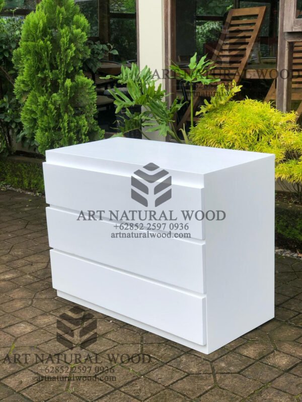 Meja Bayi Minimalis Modern Kayu Solid - Art Natural Wood