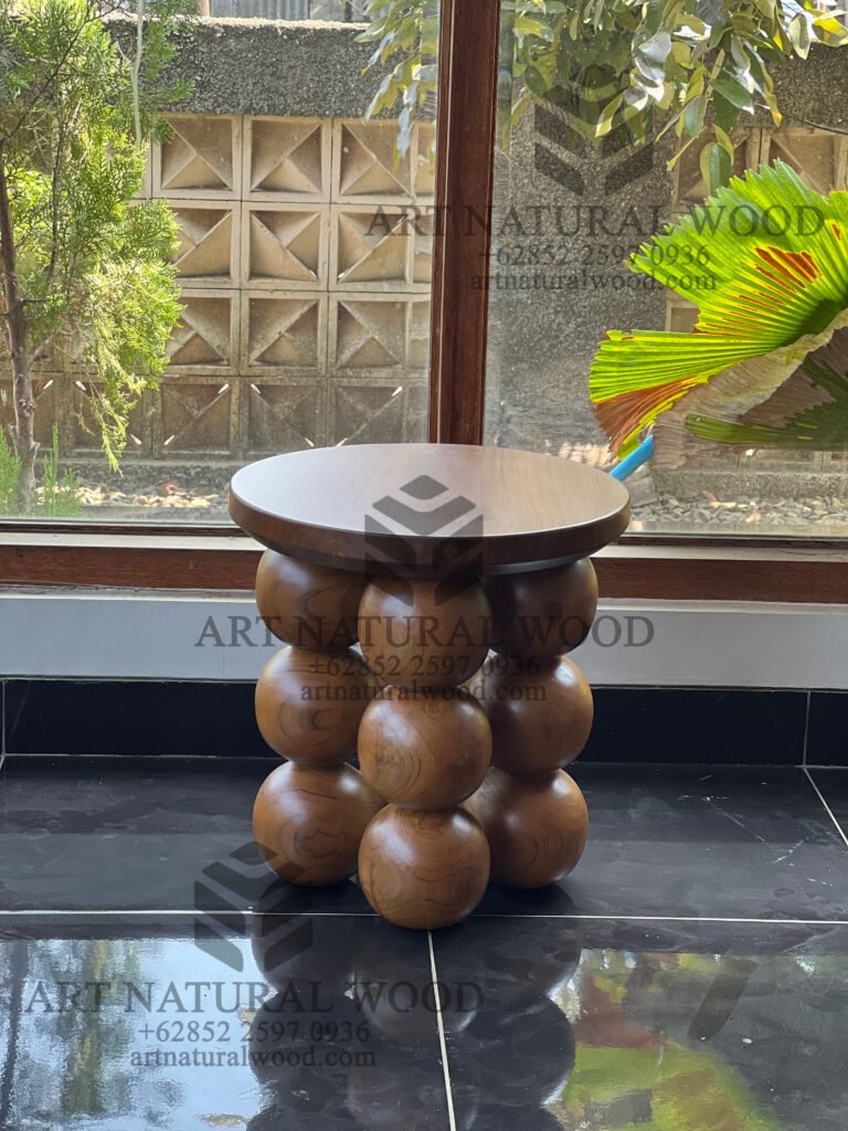 Side Table Minimalis Kayu Jati Solid - Art Natural Wood