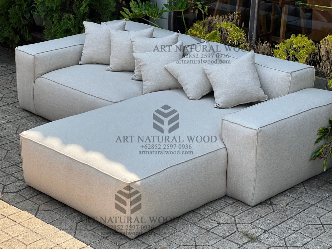 Sofa Modular Minimalis Modern - Art Natural Wood